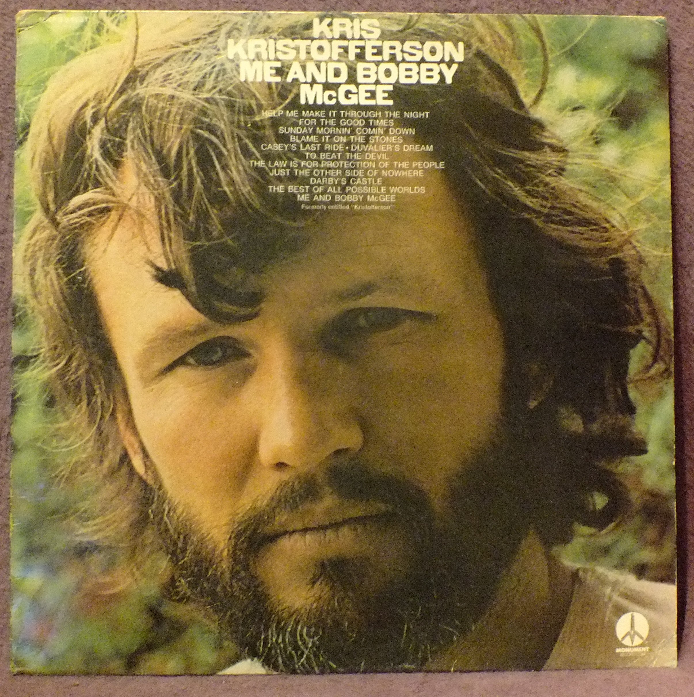 KRIS KRISTOFFERSON..Me & Bobby Mc Gee - LP-1NL 12749325327 - Sklepy ...