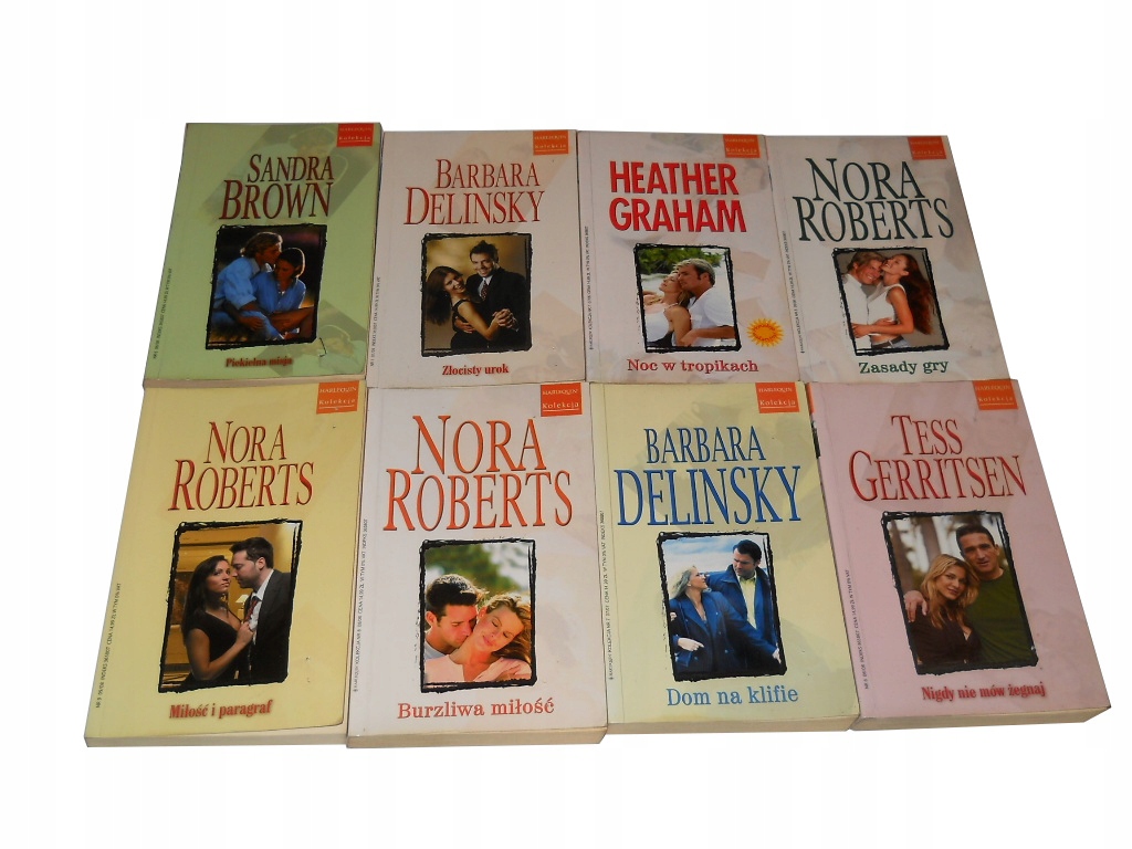 8 x Kolekcja Harlequin Praca zbiorowa (13166945630) | Książka Allegro