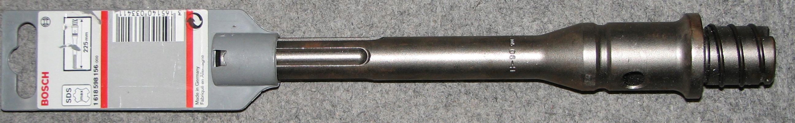 BOSCH SDS-MAX ADAPTÉR S ZÁVITEM PRO KORUNKY 225 mm, (3165140033411) • Ceny, Recenze - Allegro