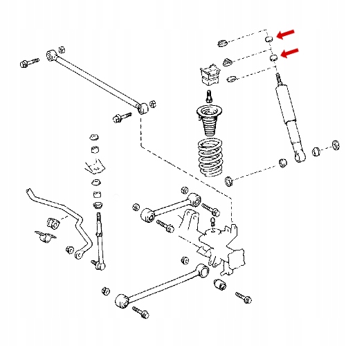 Верхняя втулка амортизатора X2 HILUX 90948-01003 OE купити на Avtoex з ...