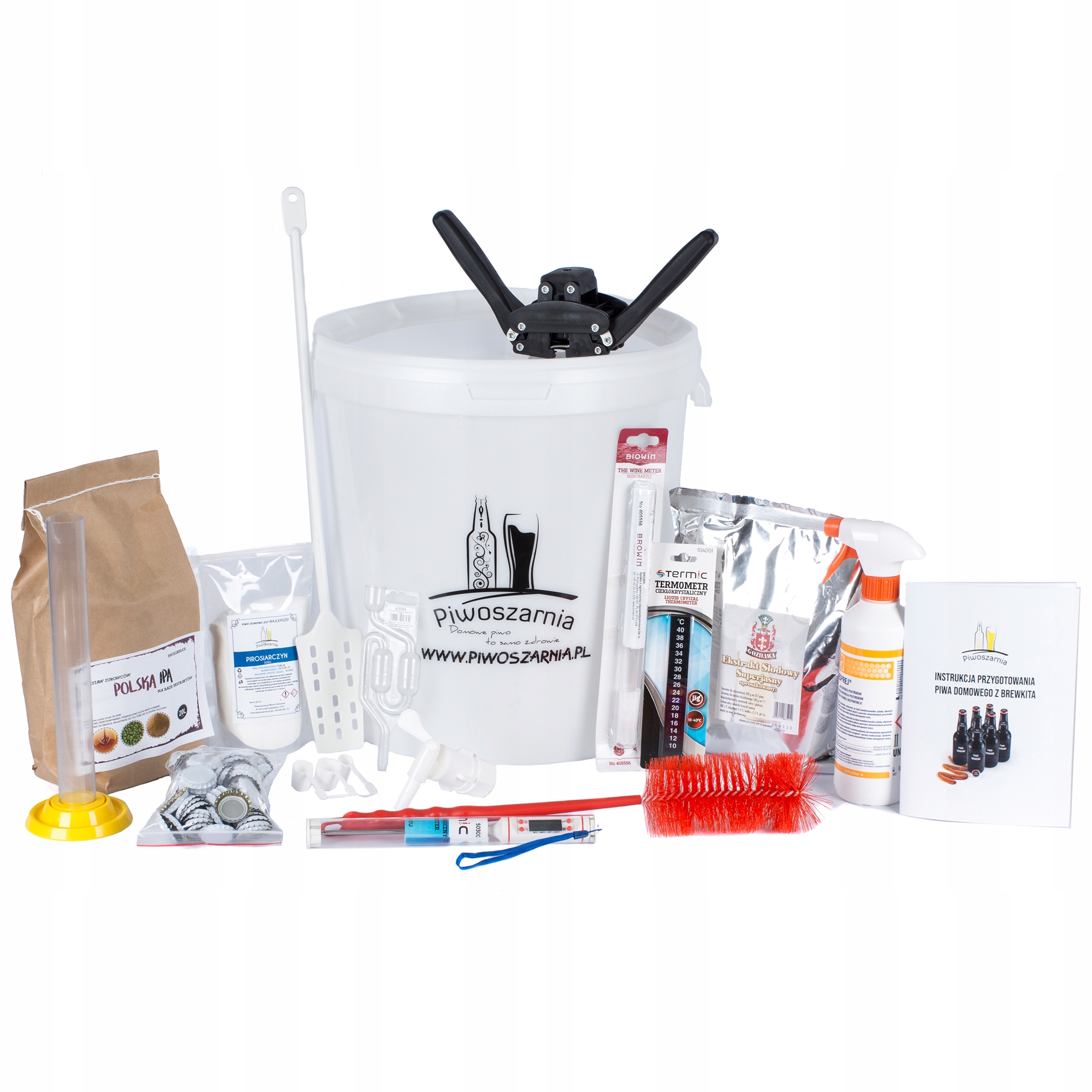 Mini browar - 17 - Piwo Domowe Piwoszarnia • Opinie - Allegro