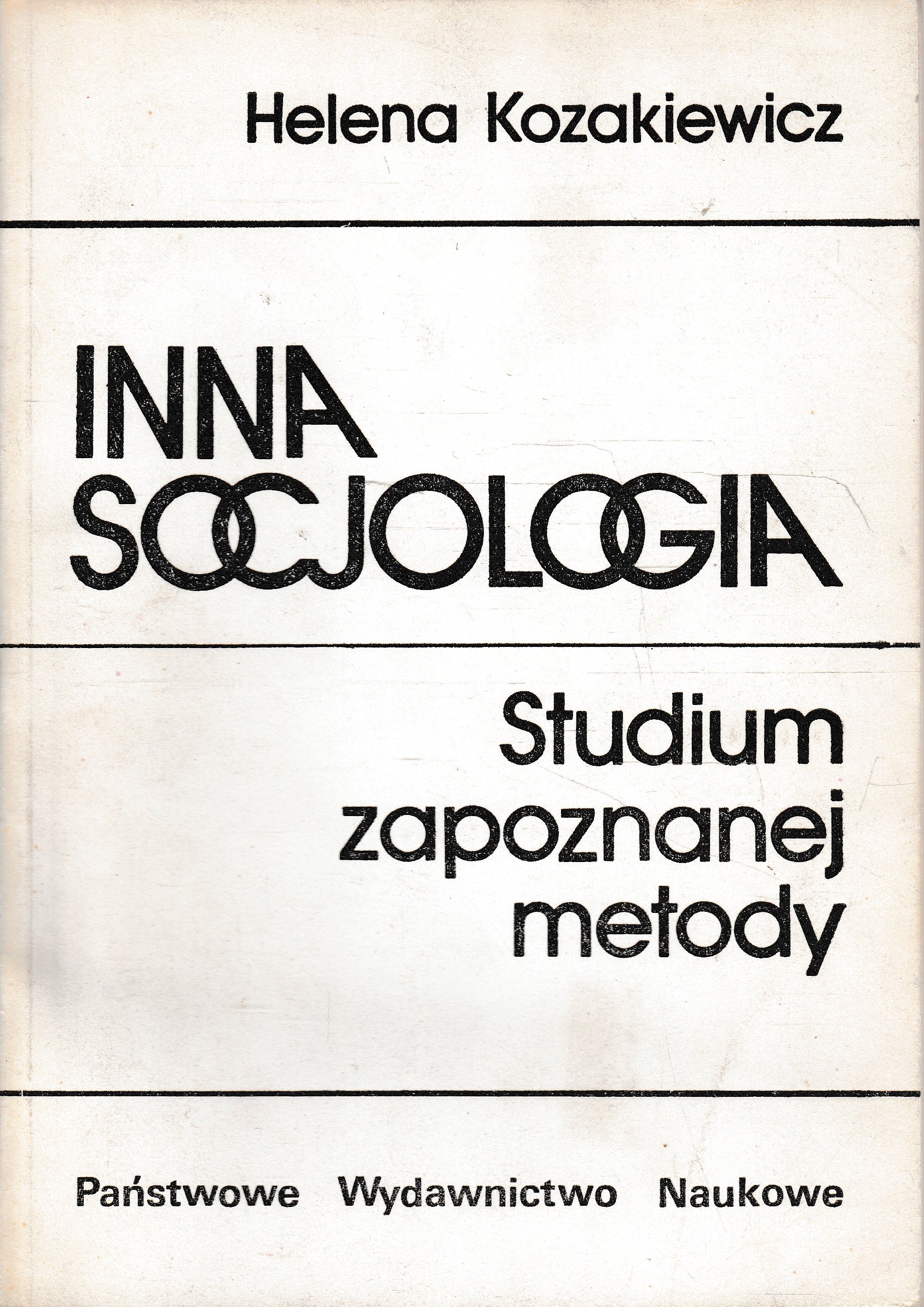 Inna socjologia Helena. Kozakiewicz • Cena, Opinie - Allegro