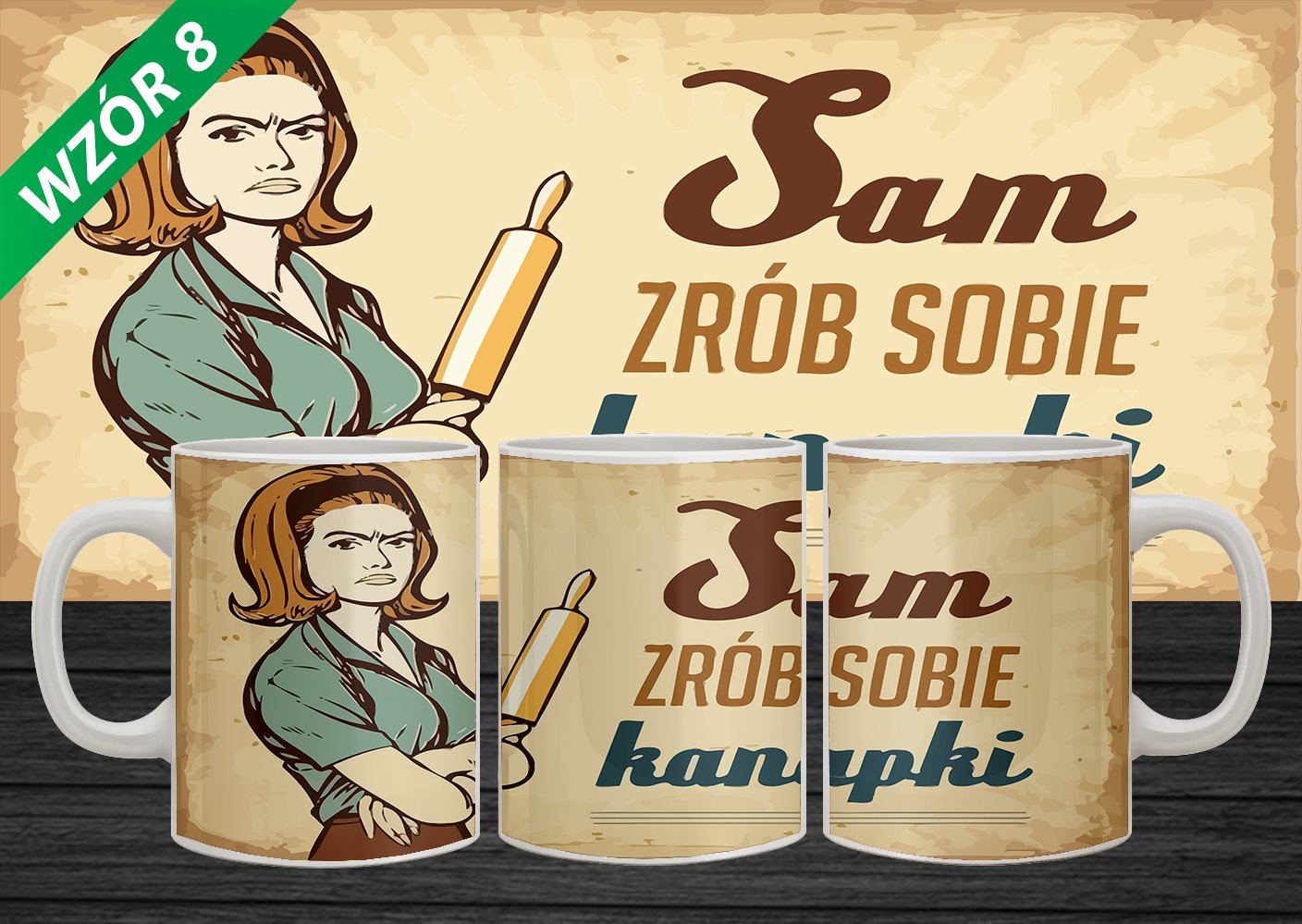 KUBEK PRL ZAKŁAD PRACY TWOIM DRUGIM DOMEM 330ml 7015583003 - Allegro.pl