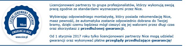 Siłownik Nice HYKE HK7224 Peiter Automatic