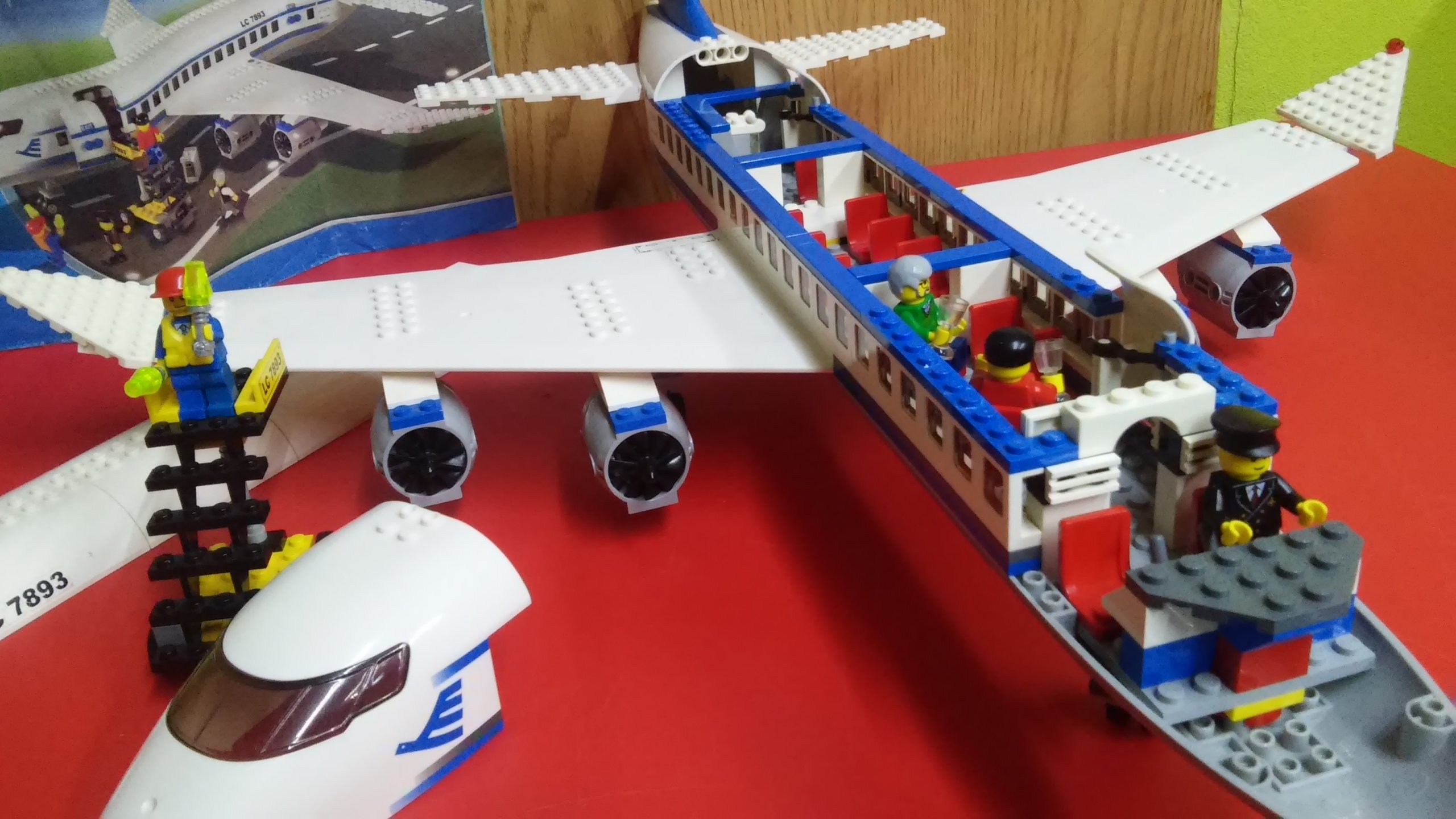 Lego City 7893 Duży Samolot Pasażerski + 7901 - 7130915849 - oficjalne ...