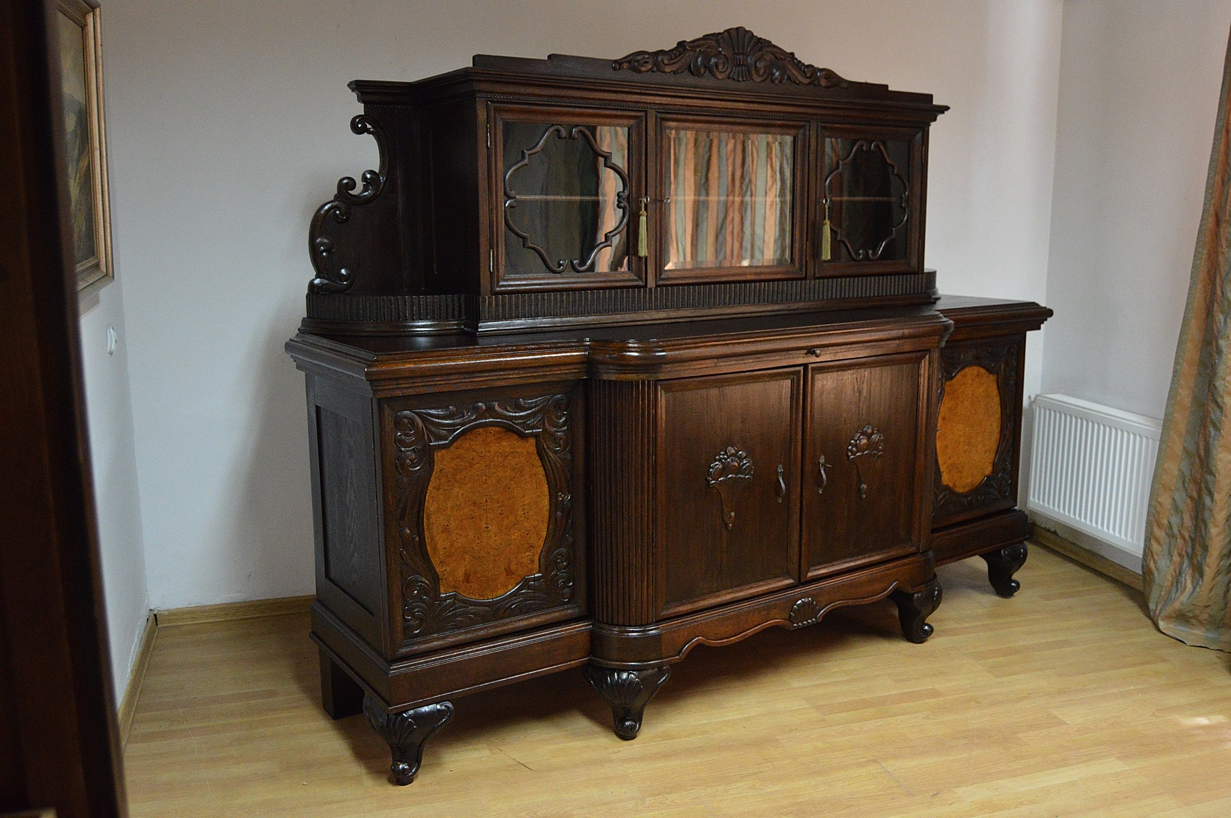 ANTYK MEBEL okazały 256cm efektowny kredens - 7404045848 - oficjalne ...