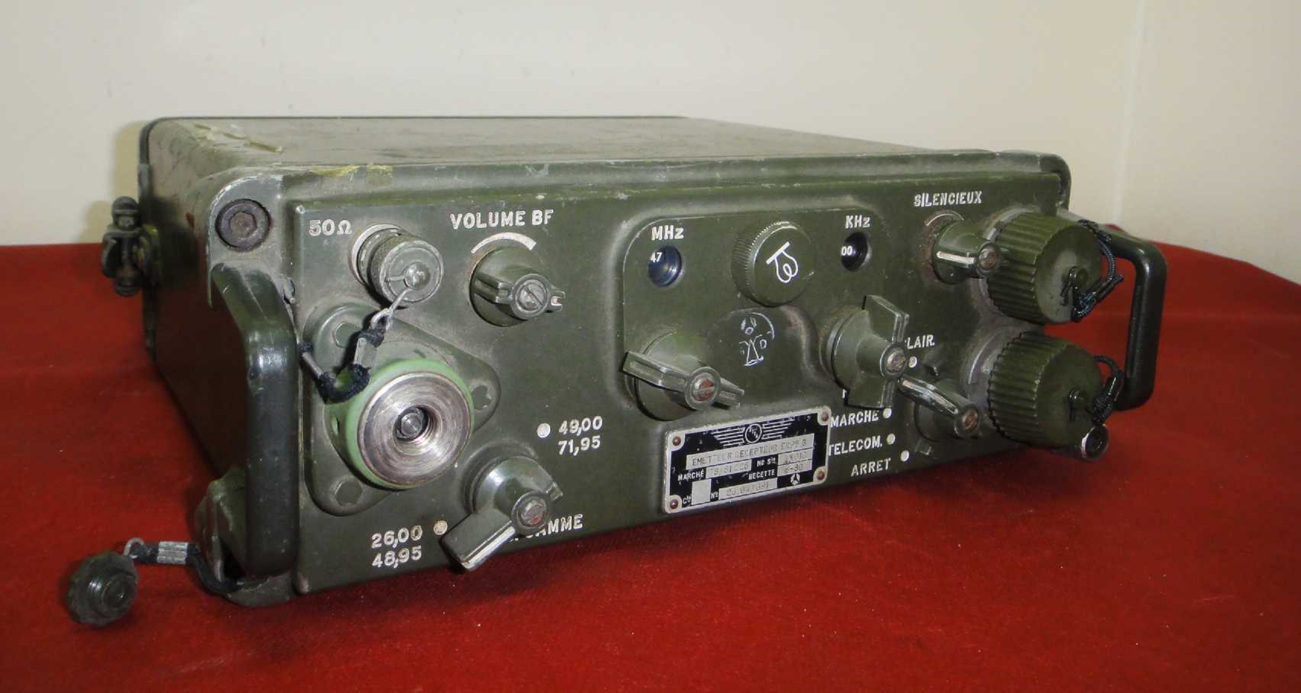 Francuska radiostacja wojskowa VHF typu TRPP-13B - 7137507809 ...