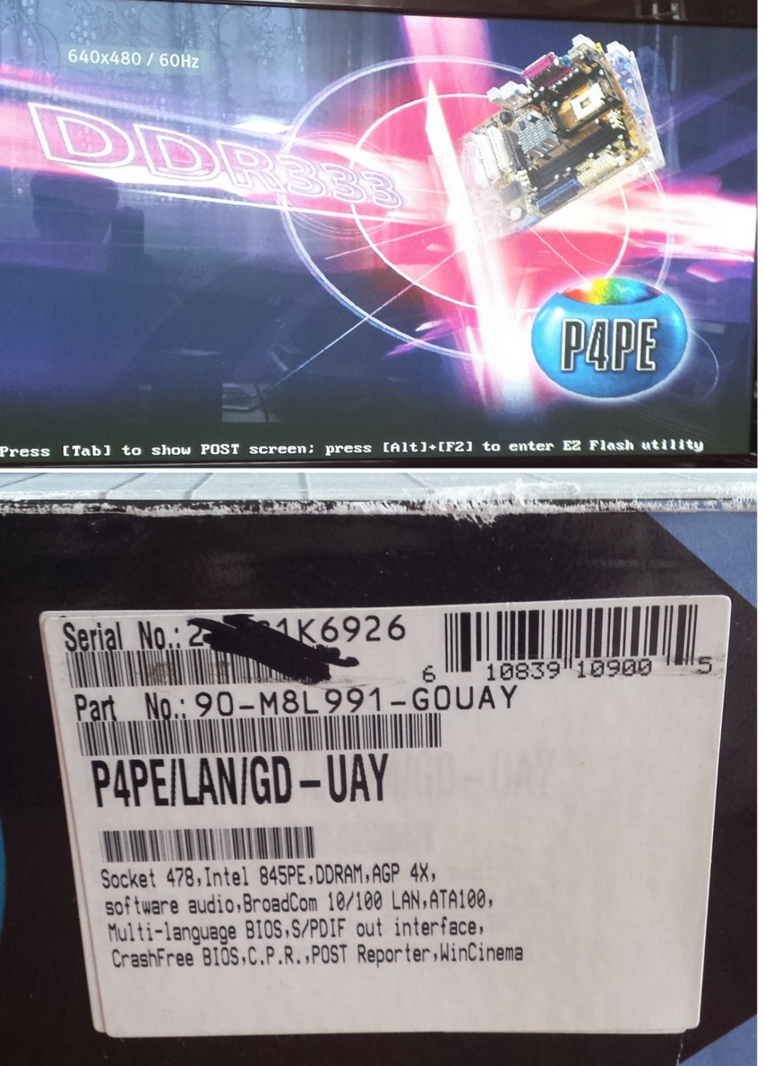 Asus P4PE , procesor , pamięć , karta graficzna - 7216815444 ...