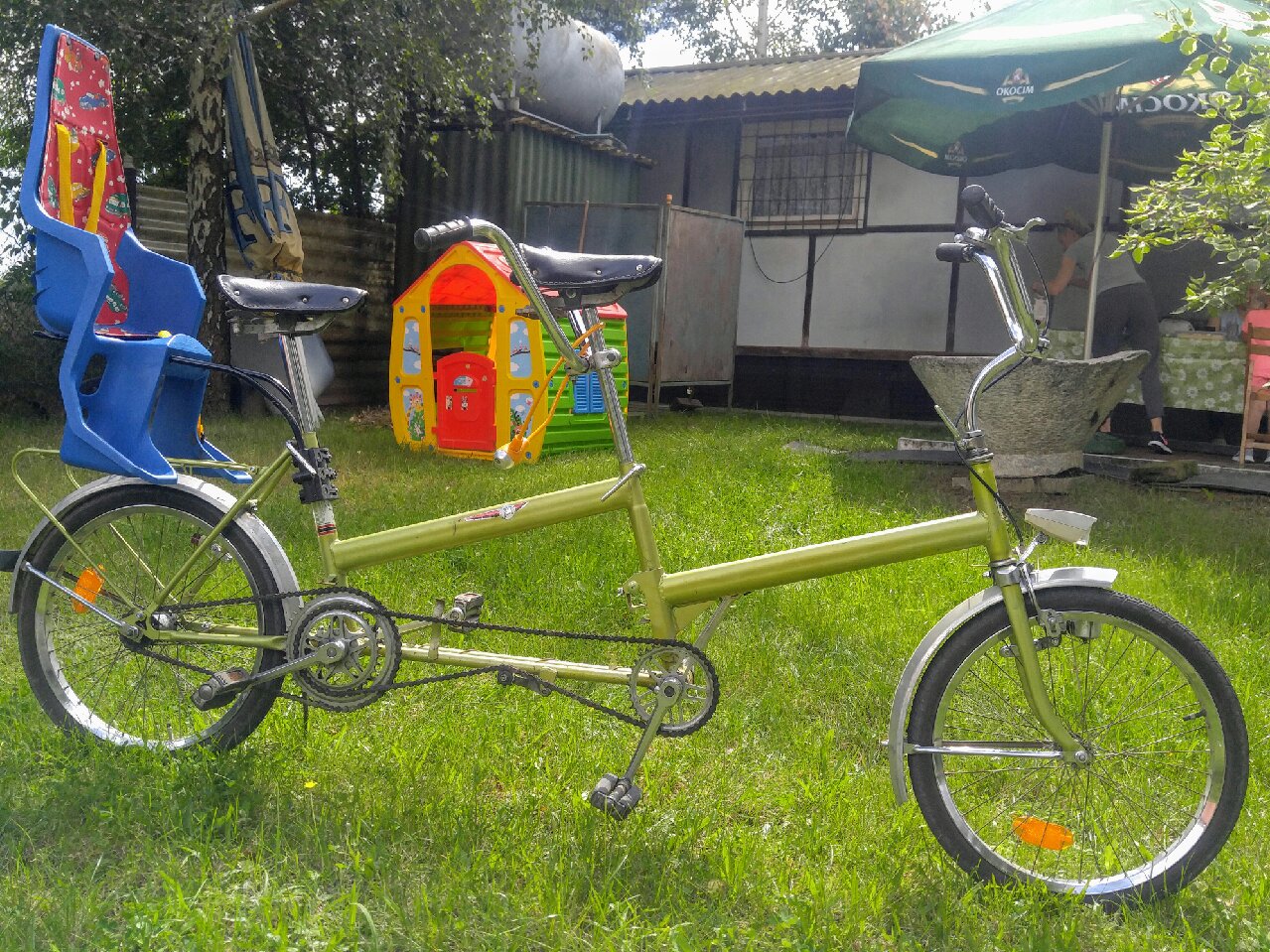 SKŁADANY ROWER TANDEM ROMET DUET SKŁADAK PRL 1975 - 7376343661 ...