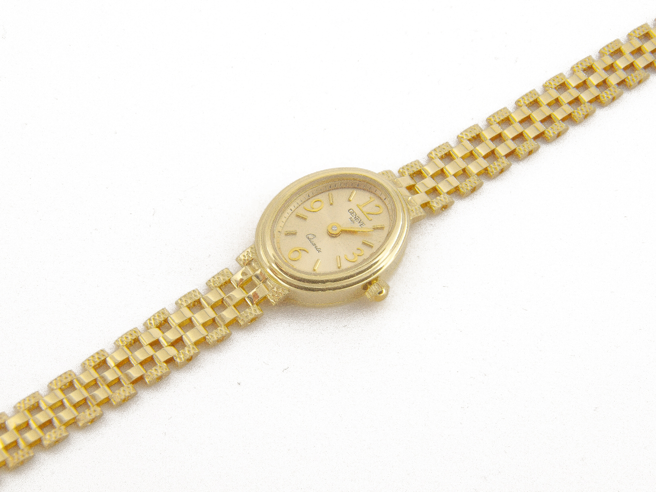 Złoty zegarek damski GENEVE Italy 585 14K - 7115002147 - oficjalne ...