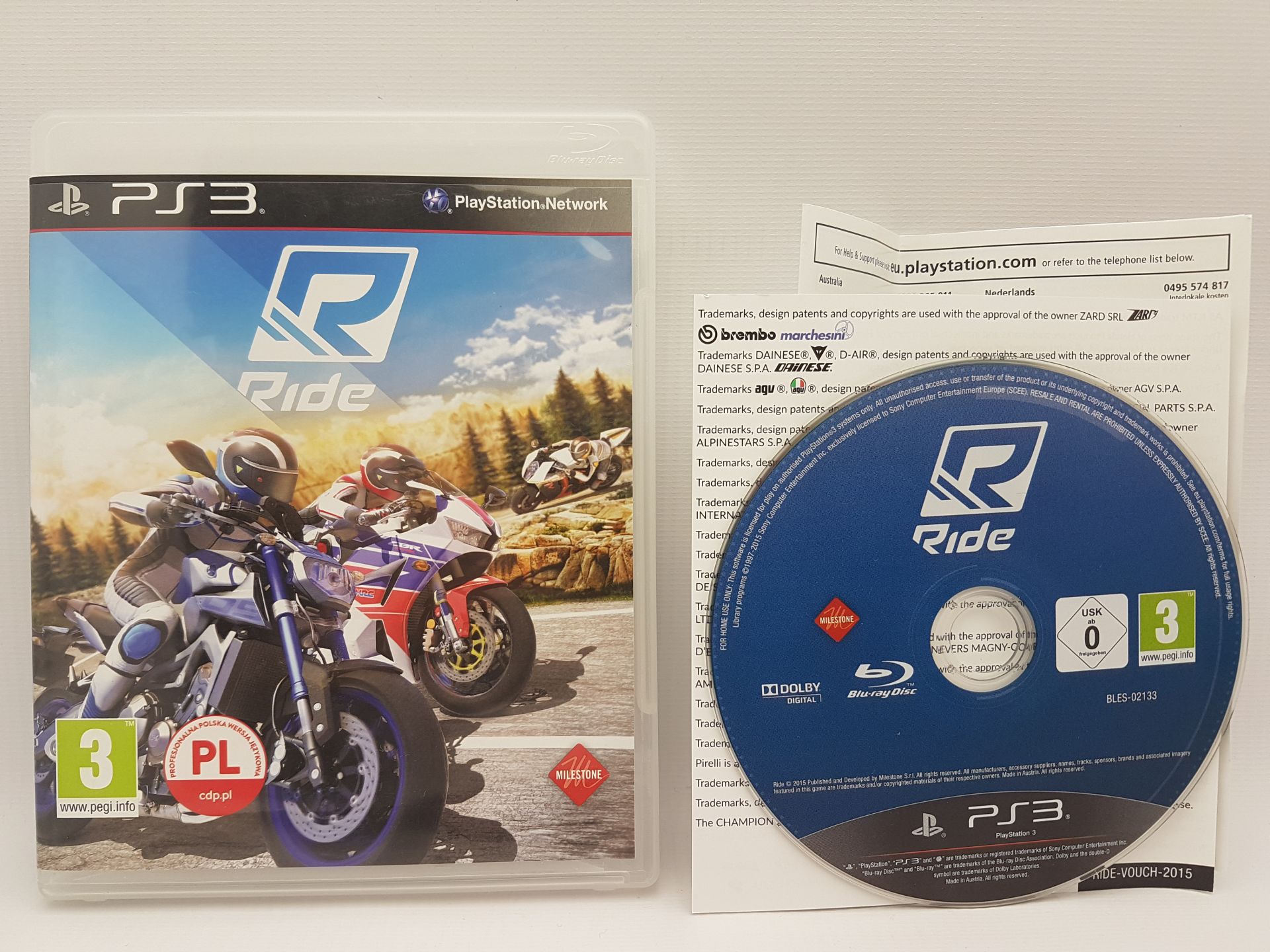 RIDE ~ PS3 ~ POLSKA WERSJA - 7288853304 - oficjalne archiwum allegro