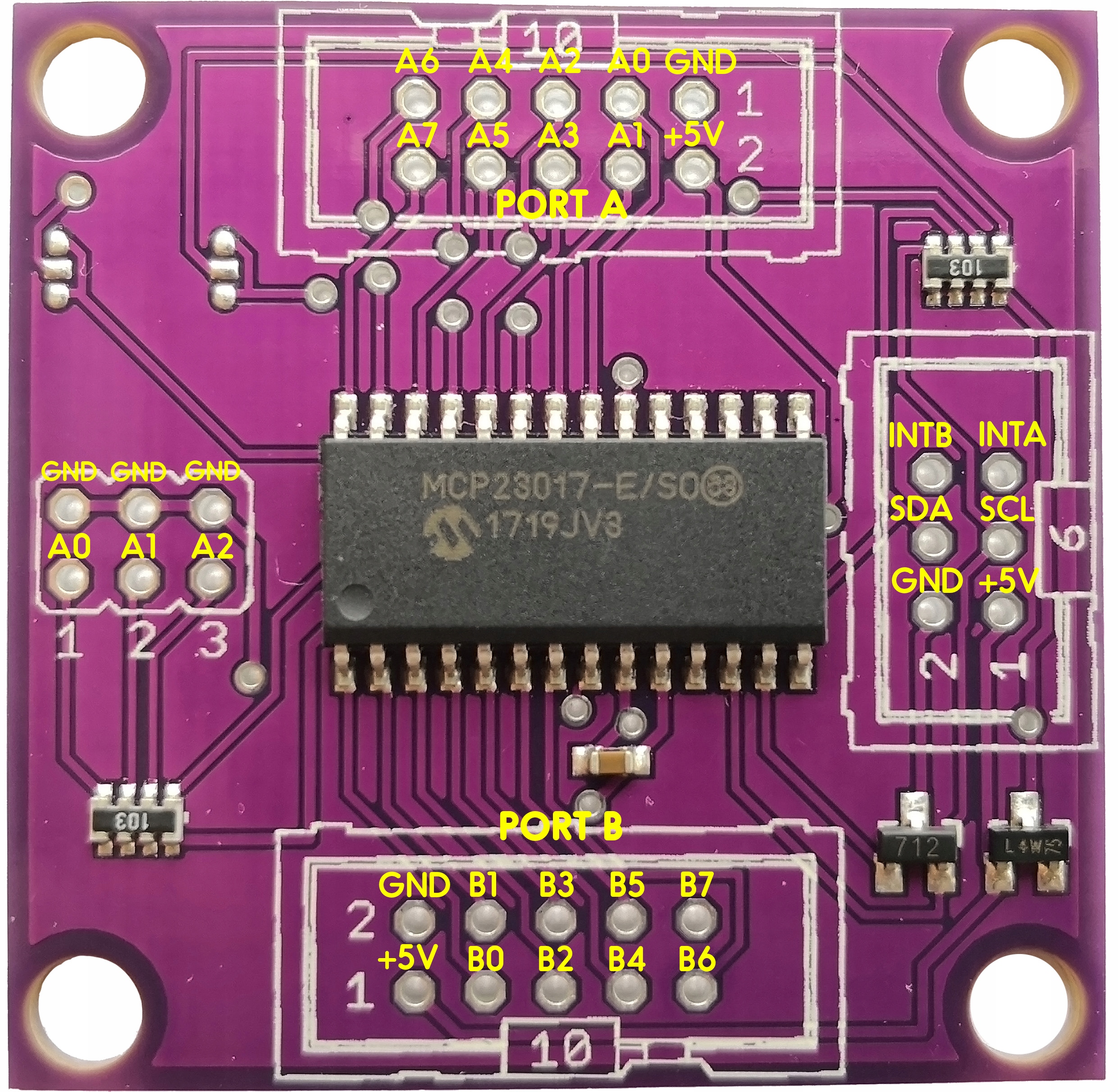 Ekspander i2c 16-bitowy MCP23017 Arduino - 7523868006 - oficjalne archiwum allegro