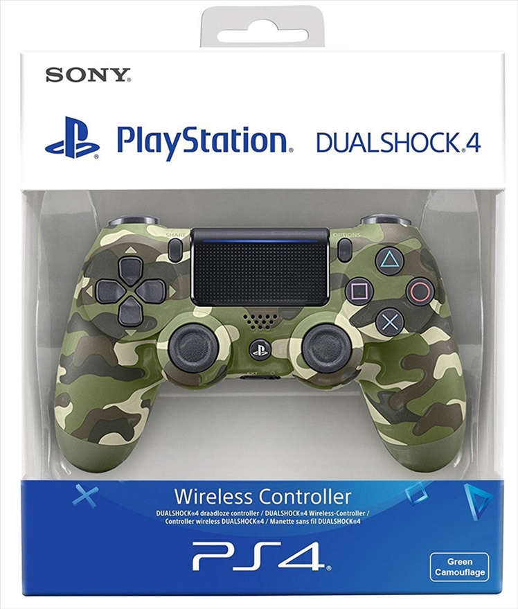 NOWY PAD SONY DUALSHOCK 4 V2 PS4 GREEN CAMOUFLAGE - 7343615051 ...