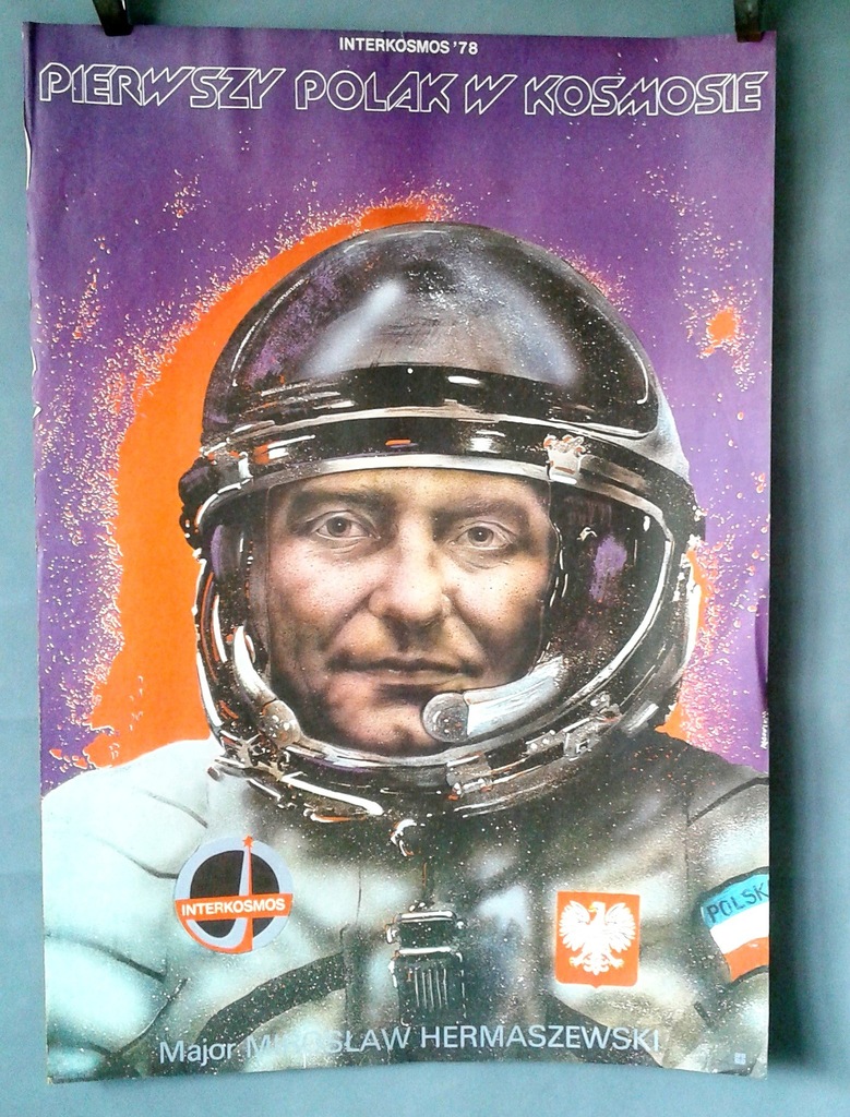 PLAKAT HERMASZEWSKI I POLAK w KOSMOSIE 1978 - 7264473612 - oficjalne archiwum Allegro
