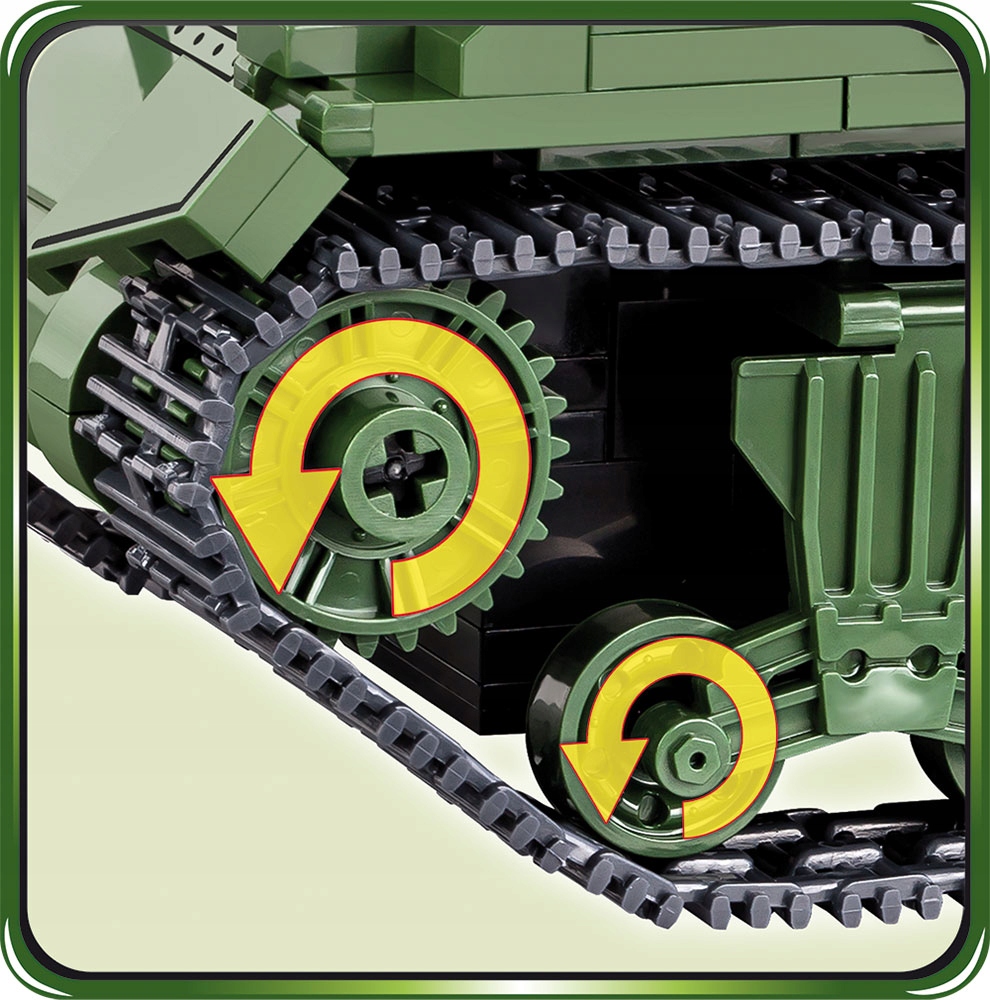 COBI 2464 SMALL ARMY SHERMAN M4A 400elem. - 7658659296 - oficjalne ...