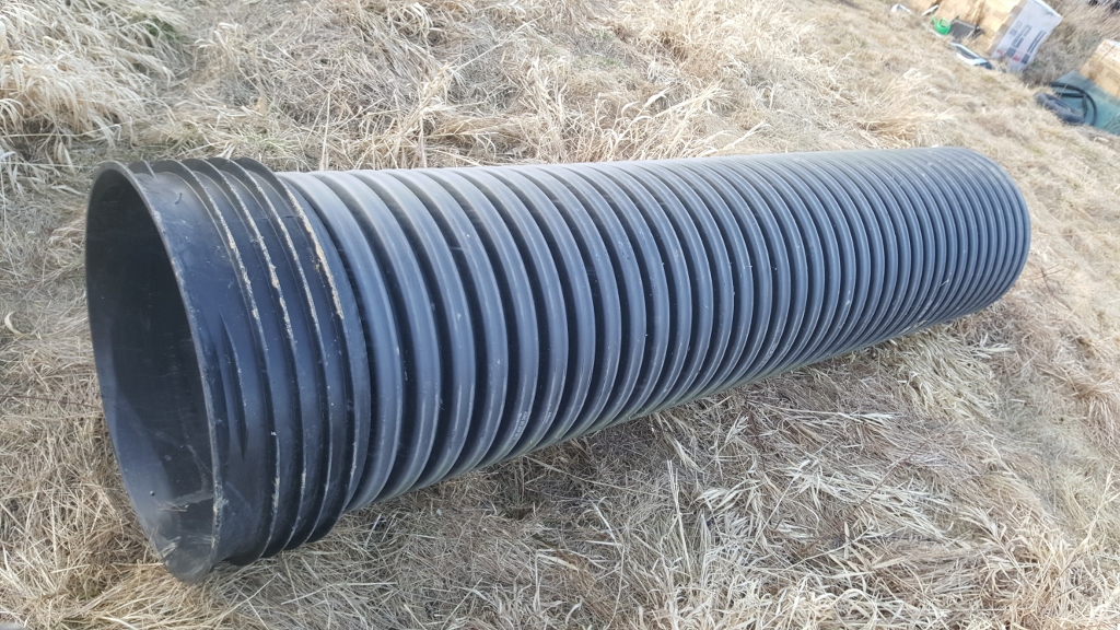 Rura karbowana Fi 800mm czarna przepust mostek - 7253975229 - oficjalne archiwum Allegro