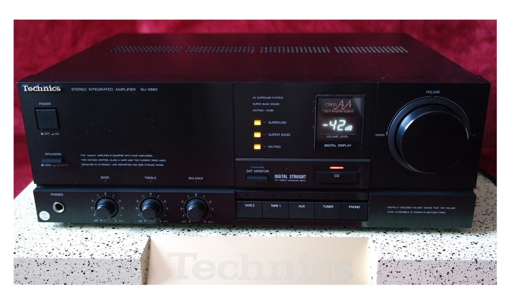WZMACNIACZ TECHNICS SU-X 880 CLAS AA SUPER DŻWIĘK! - 7414274790 ...
