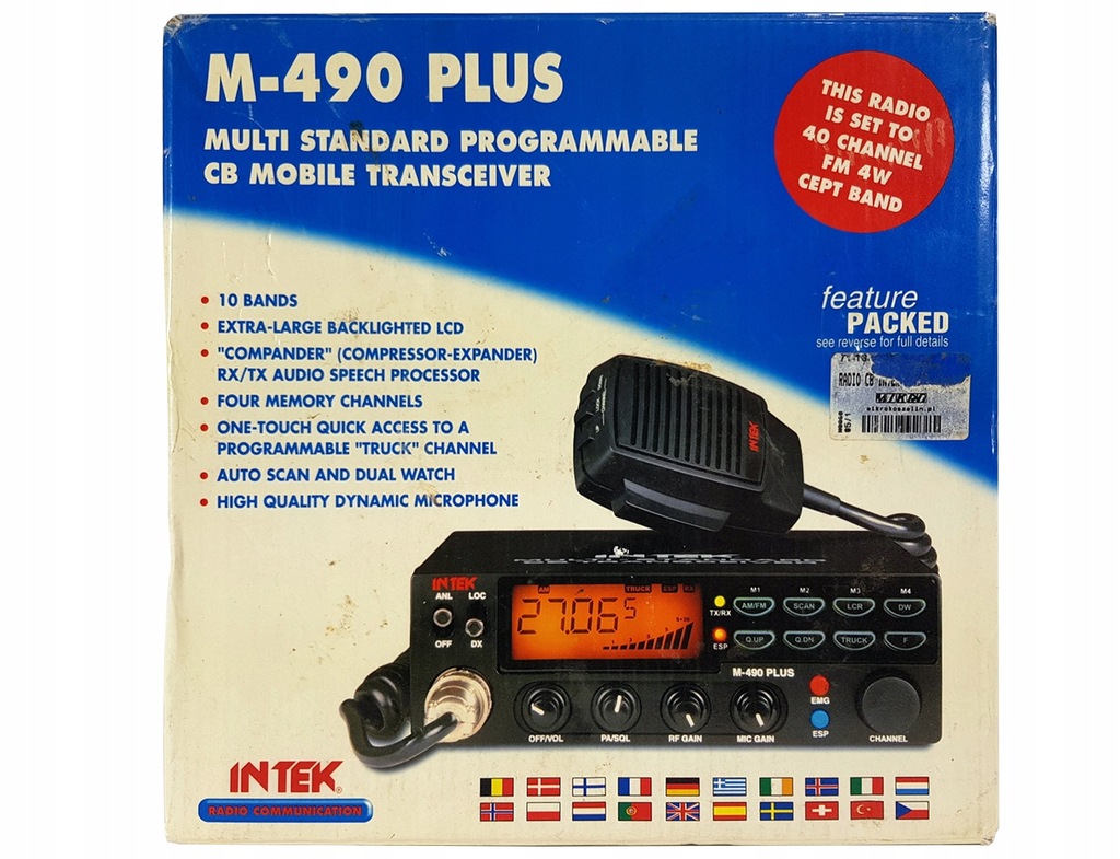 CB Radio INTEK M490 Plus - 7683324086 - oficjalne archiwum Allegro