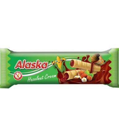 ALASKA-bezglutenowe rurki kukurydziane orzech/48sz - 7189379556 - oficjalne archiwum Allegro