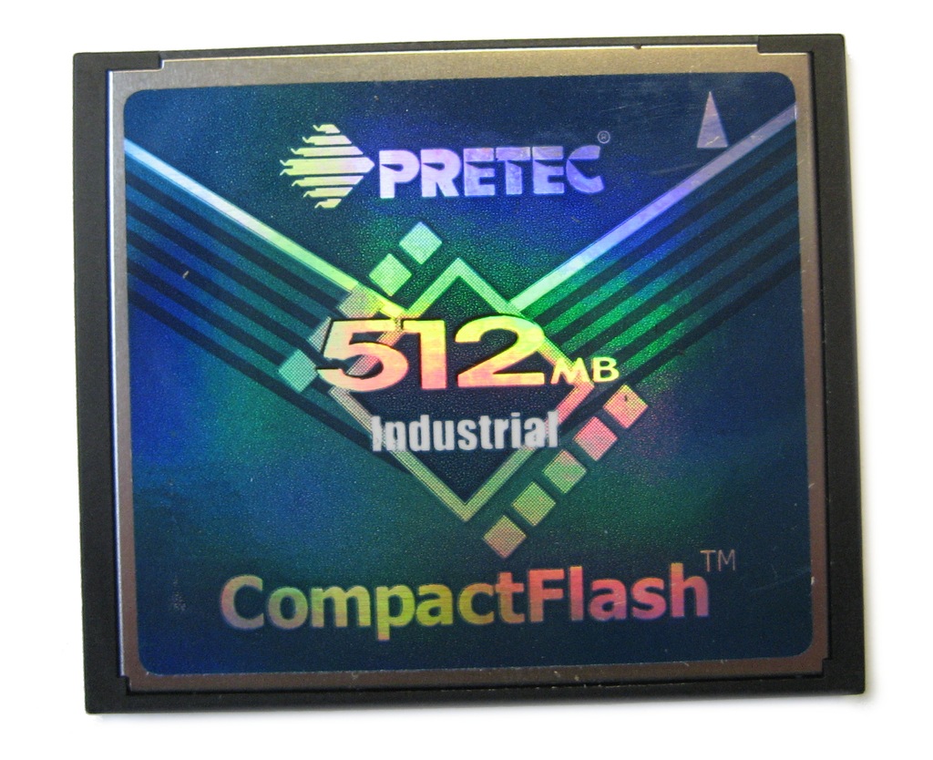 Karta Compact Flash CF 512MB PRETEC Industrial - 6973299728 - oficjalne ...