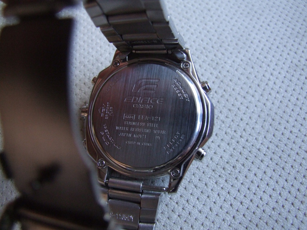 ZEGAREK CASIO EDIFICE EFA-121 @OPRACOWANY: JAPONIA - 7614536325 ...