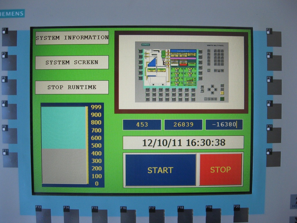 SIEMENS SIMATIC MULTI PANEL MP270B KEY-10 TFT - 7348166224 - oficjalne ...