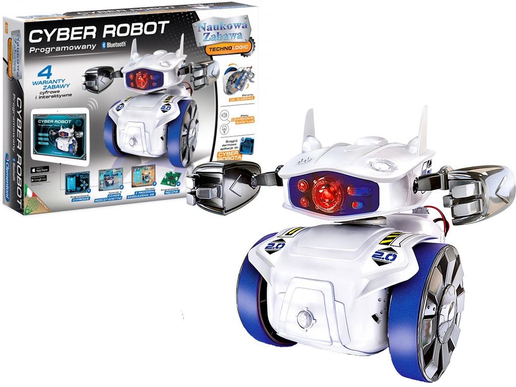 CLEMENTONI CYBER ROBOT PROGRAMOWANY BLUETOOTH - 7022733245 - oficjalne archiwum Allegro