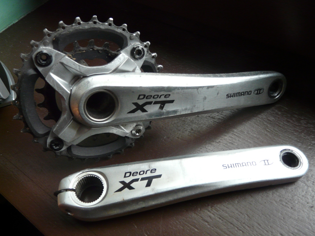 Korba Shimano Deore XT FC-M770 44/32/22 3x9 - 7163313559 - oficjalne archiwum Allegro