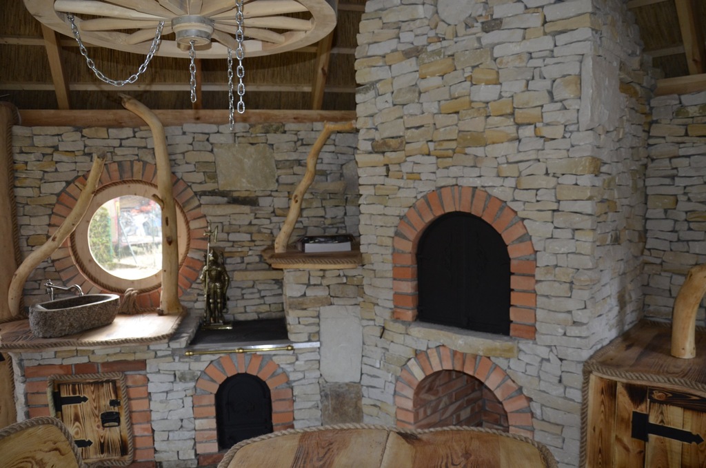 Grill murowany, wędzarnia, piec chlebowy,altana - 7121507107 ...