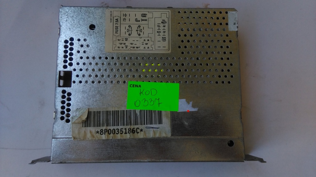 audi a3 8p radio cd concert kod pin - 7356416406 - oficjalne archiwum Allegro