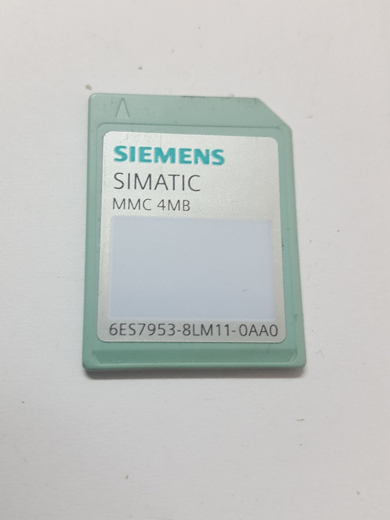 SIEMENS S7 SIMATIC S7 300 KARTA PAMIĘCI MMC 4MB - 6860388001 - oficjalne archiwum Allegro