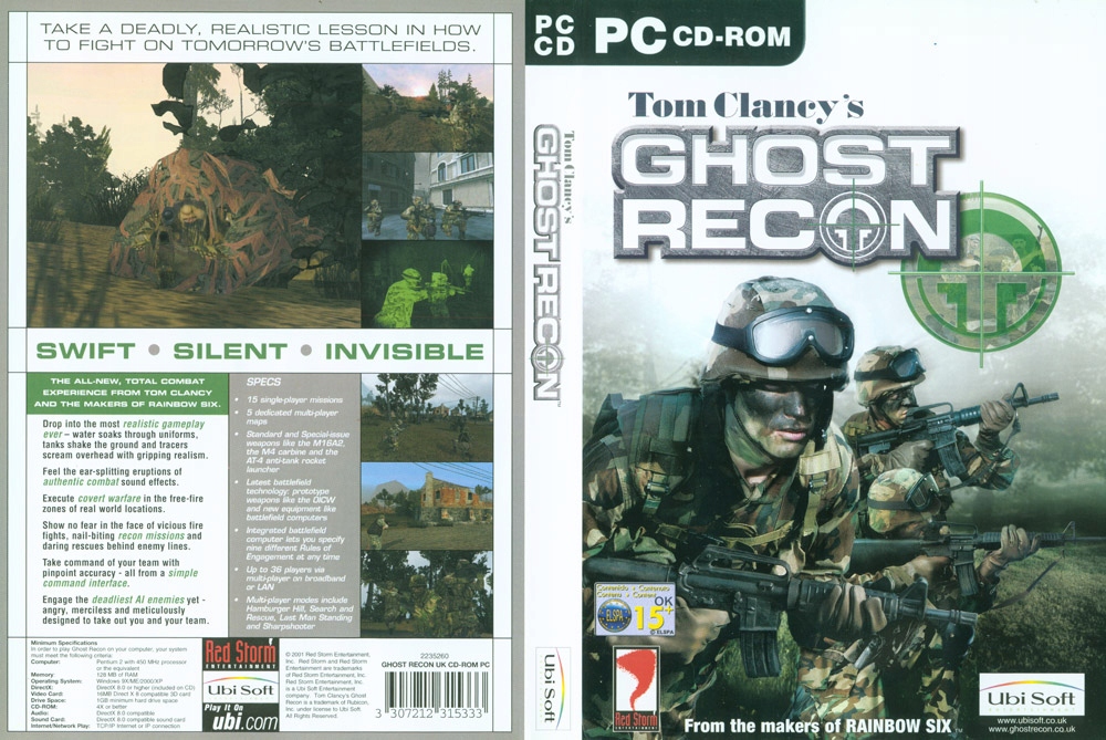TOM CLANCY'S GHOST RECON PC 2001 - 7719300826 - oficjalne archiwum Allegro