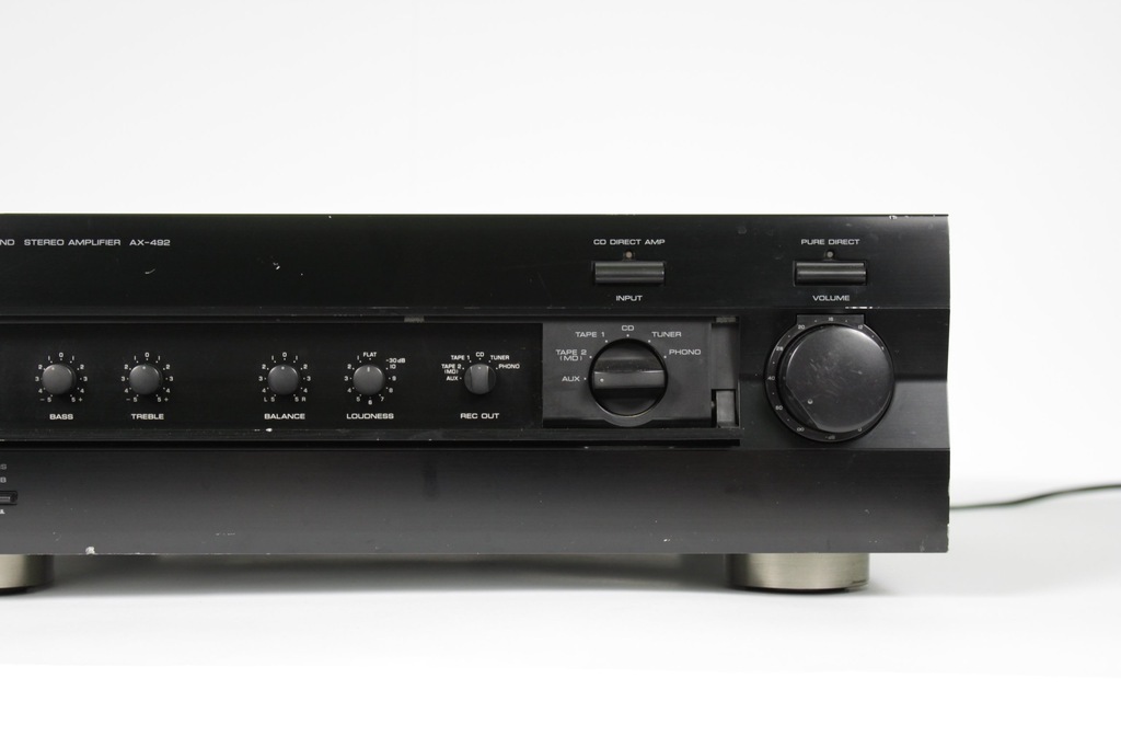 YAMAHA AX-492 SOLIDNY WZMACNIACZ STEREO - 7288181696 - oficjalne archiwum Allegro