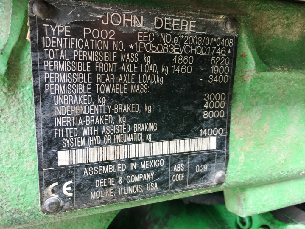 John Deere 5083E - zestaw do zrywki drewna - HDS - 7438274700 ...