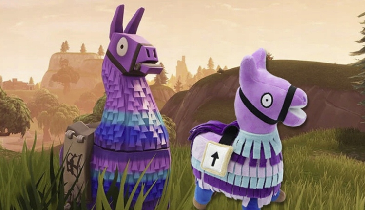 LAMA FORTNITE ALPAKA MASKOTKA EPIC PLUSZAK 27 CM - 7640377592 ...