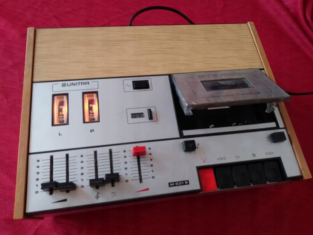 Magnetofon Unitra ZRK M 531 S - sprawny - 7509724518 - oficjalne archiwum Allegro
