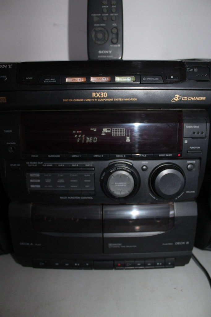 Wieża SONY HCD-RX30 SUPER GŁOŚNA BASS PILOT - 7682643522 - oficjalne ...