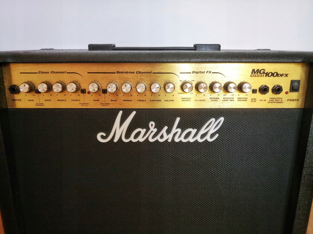 Wzmacniacz do gitary piec Marshall MG100DFX - 7513217427 - oficjalne archiwum Allegro