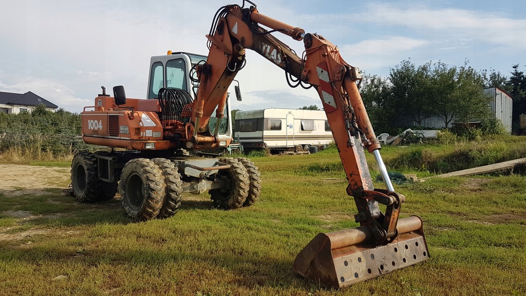 Koparka Atlas 1004 , 10t, 3 łyżki - 7550679676 - oficjalne archiwum Allegro