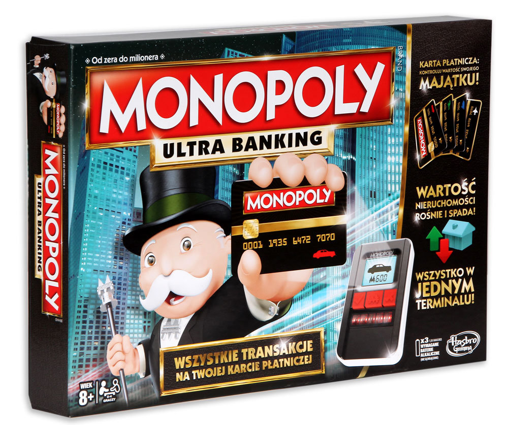GRA MONOPOLY PL TERMINAL + KARTA PŁATNICZA - 7081692226 - oficjalne ...