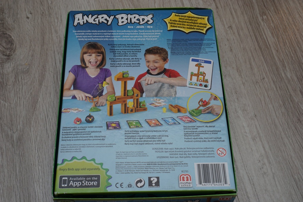 Gra "Angry Birds" - Mattel - 7248304214 - oficjalne archiwum Allegro