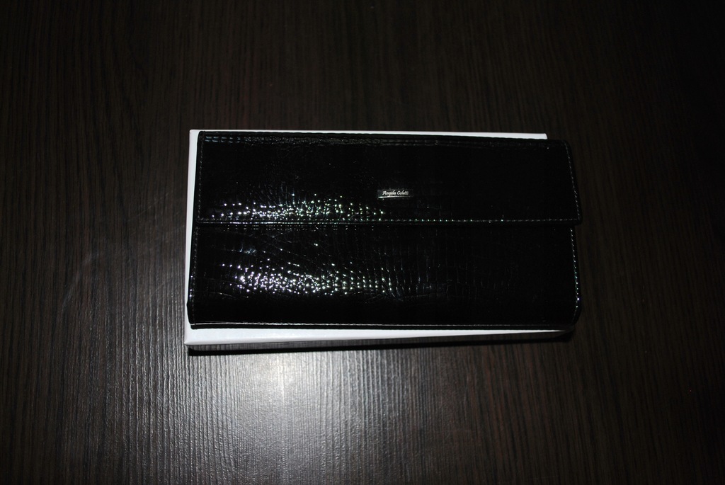 Portfel damski skórzany_skóra 100%_Angela Coletti - 7670313411 ...