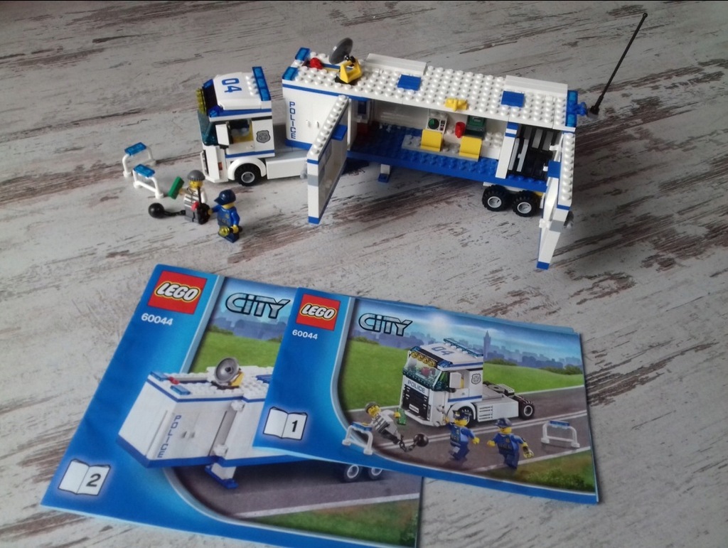 Lego CITY Zestaw 60044 Mobilna jednostka policji - 7432704342 ...