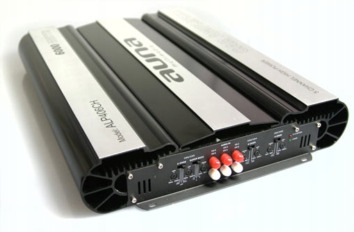 AUNA 5 KANAŁOWY WZMACNIACZ SAMOCHODOWY 800W - 7588001135 - oficjalne archiwum Allegro