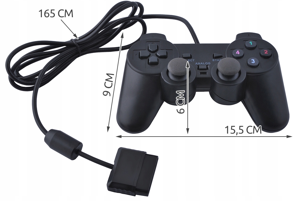 Pad joypad PS2 PlayStation2 wibracja dual shock - 7310106905 ...