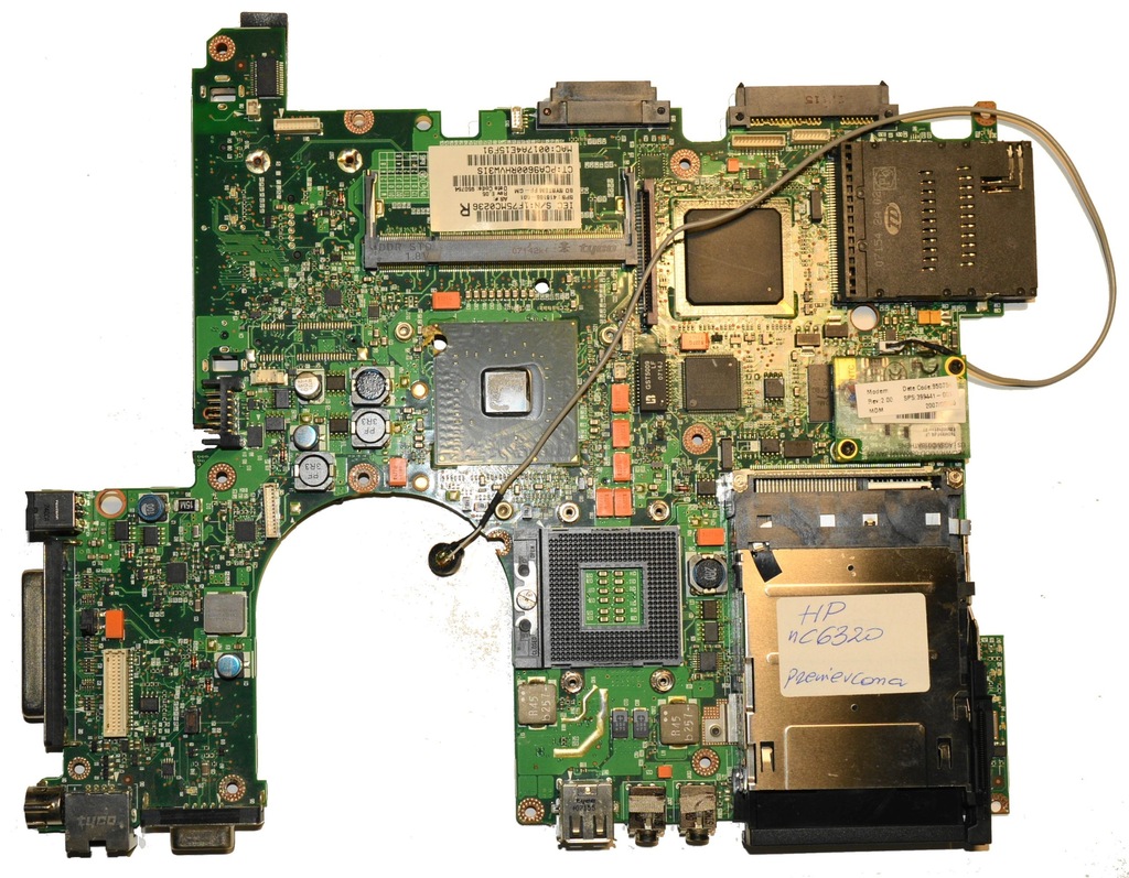 Płyta główna HP nc6320 uszkodzona - 7208806096 - oficjalne archiwum Allegro