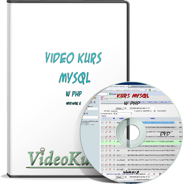 Video Kurs MySql w PHP - SQL - PhPMyAdmin - NOWOSC - 5498572560 - oficjalne archiwum Allegro