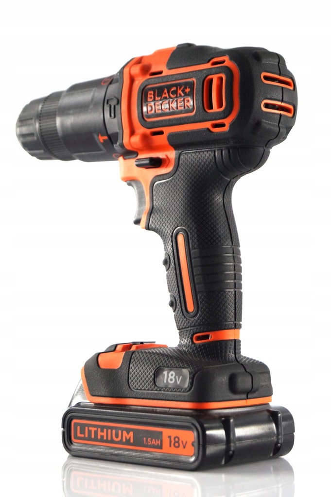 Wkrętarka BLACK+DECKER BCD700S 18V Udar 2x 1,5Ah - 7448300228 ...