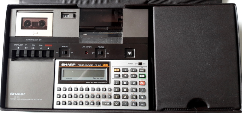 SHARP - POCKET COMPUTER CE-125 (PC-1247) - 1982-83 - 7296039283 ...
