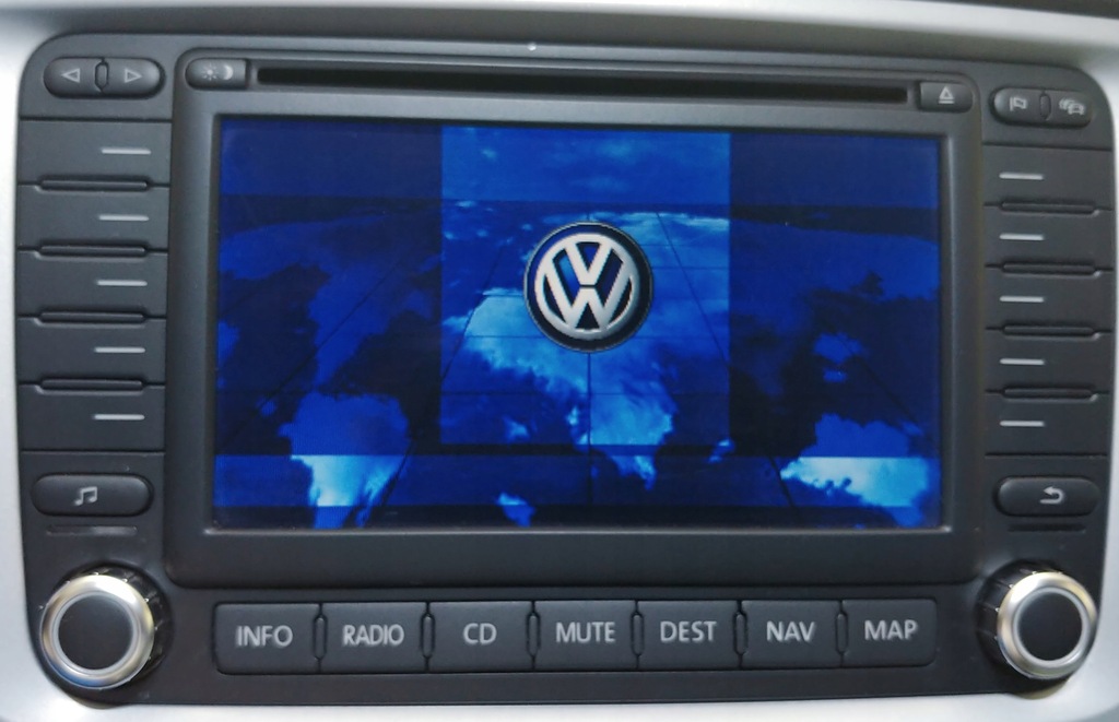 Radio Nawigacja VW Blaupunkt MFD2 - 7674111843 - oficjalne archiwum Allegro